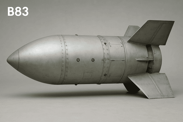 B83 Nuclear Bomb: America's Last Megaton-Class Warhead | NukeSim | NukeSim
