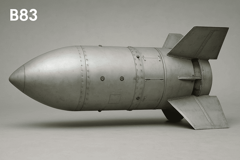 B83 Nuclear Bomb: America's Last Megaton-Class Warhead | NukeSim | NukeSim